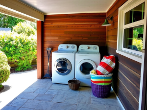 15 Creative Outdoor Laundry Area Ideas for Your Home - Dirty Laundry ...